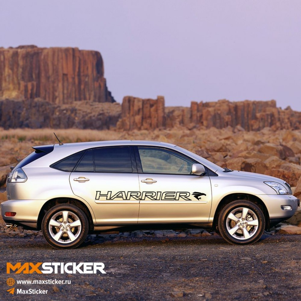 Наклейки на борта TOYOTA HARRIER, купить наклейки на борта TOYOTA ...